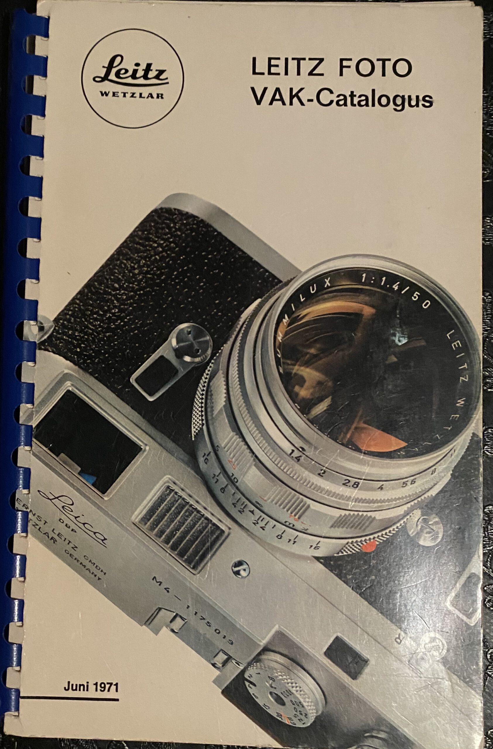 Leitz Foto VAK-Catalogus (Juni 1971) – Collecting Leica cameras