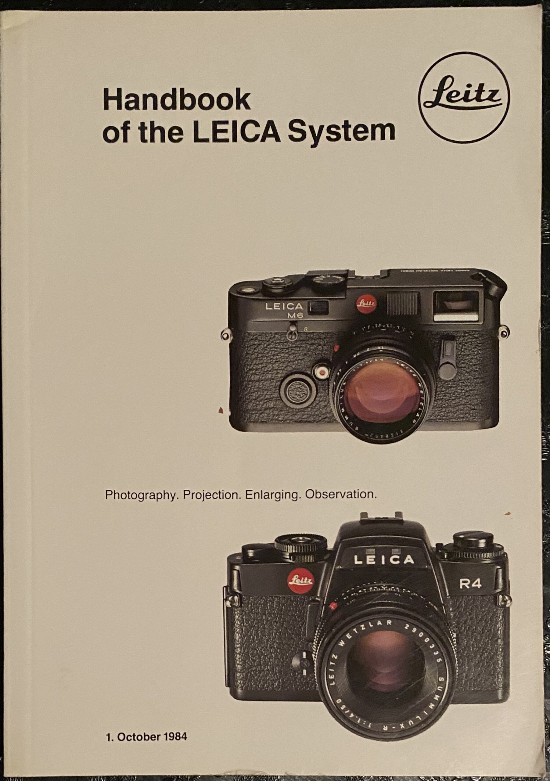 Handbook of the Leica System (1-10-1984) – Collecting Leica cameras